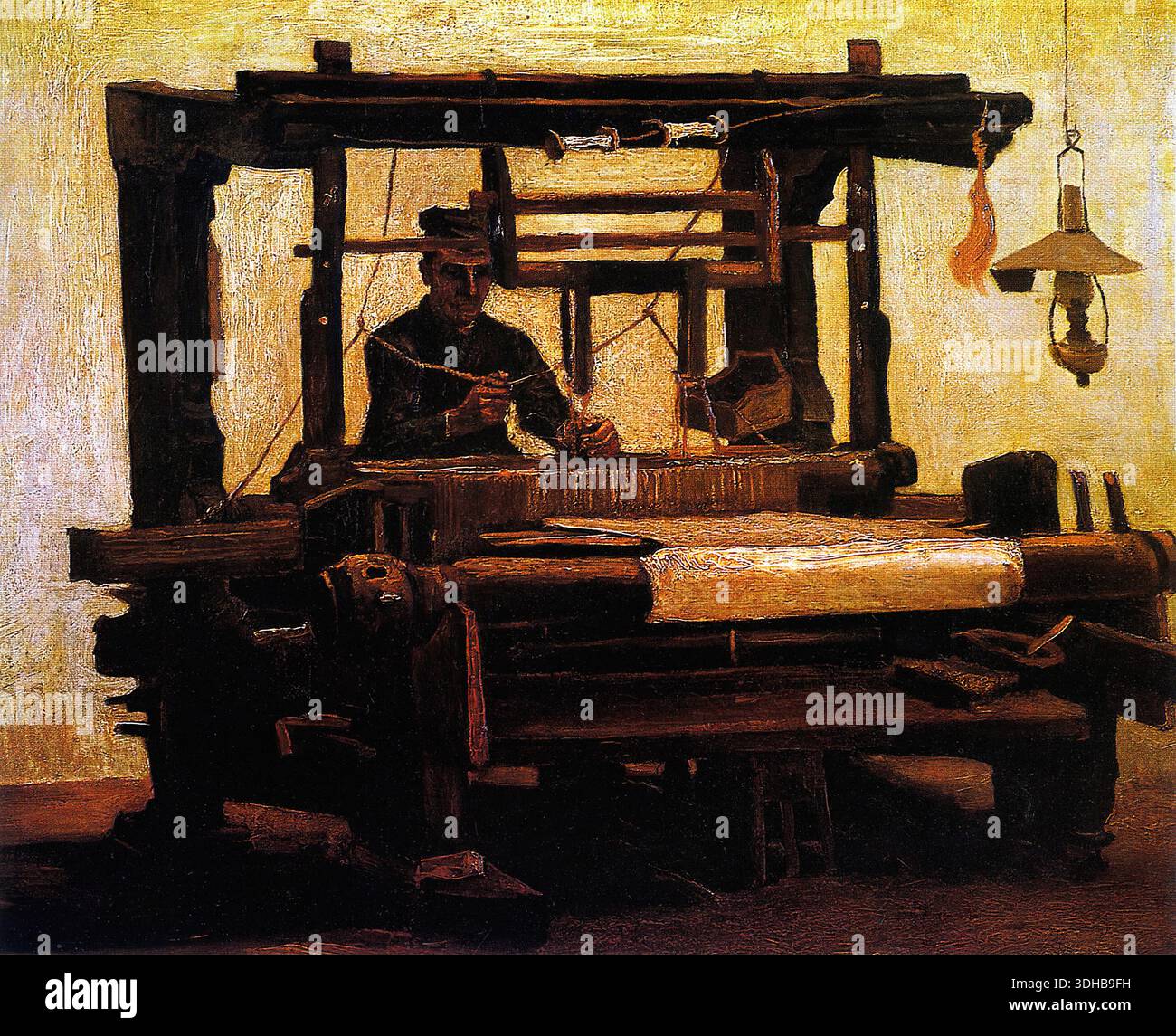 Vincent Van Gogh (1853-1890) - Weaver, Seen From The Fron Stock Photo ...