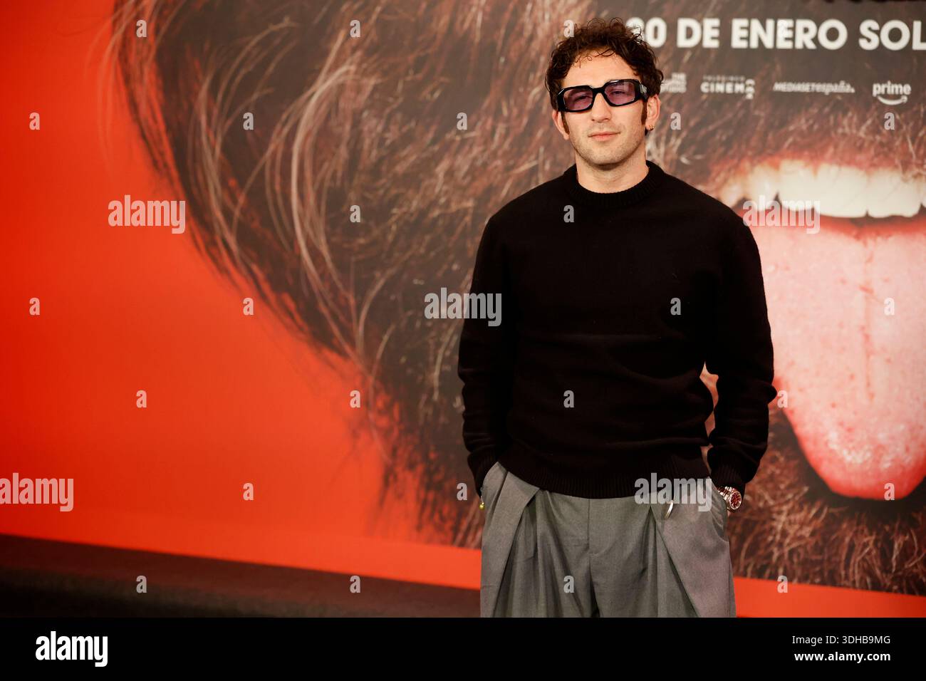 Actor David Castillo poses at the photocall for the presentation of the ...