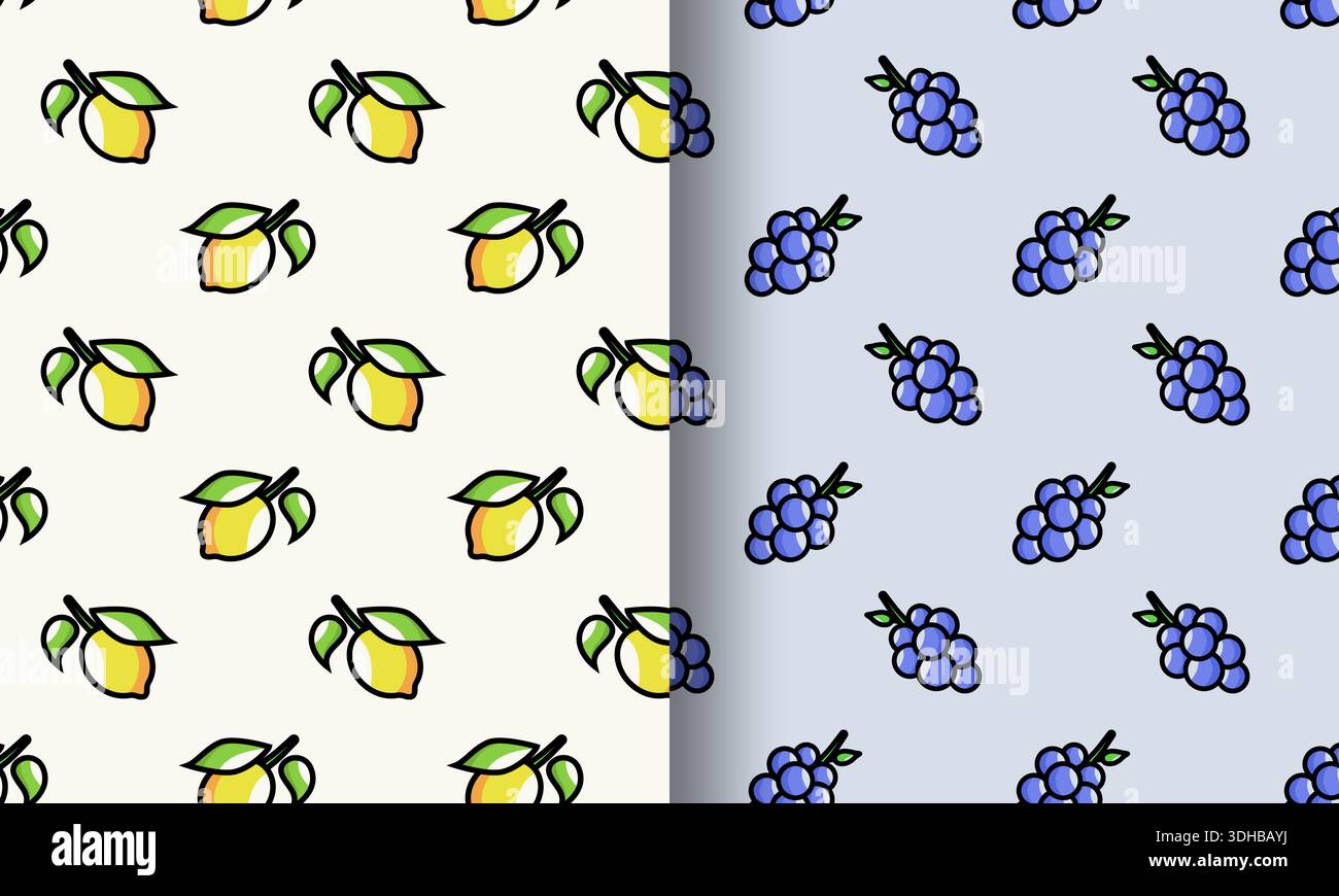 Grape motif Stock Vector Images - Alamy