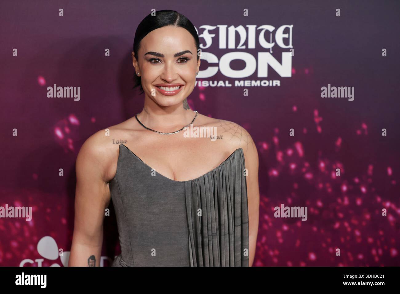 Demi Lovato arrives at the world premiere of "Infinite Icon: A Visual ...