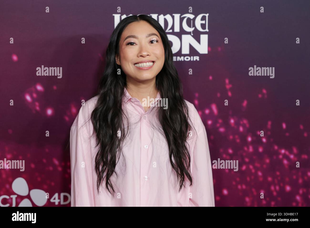 Awkwafina arrives at the world premiere of "Infinite Icon: A Visual ...