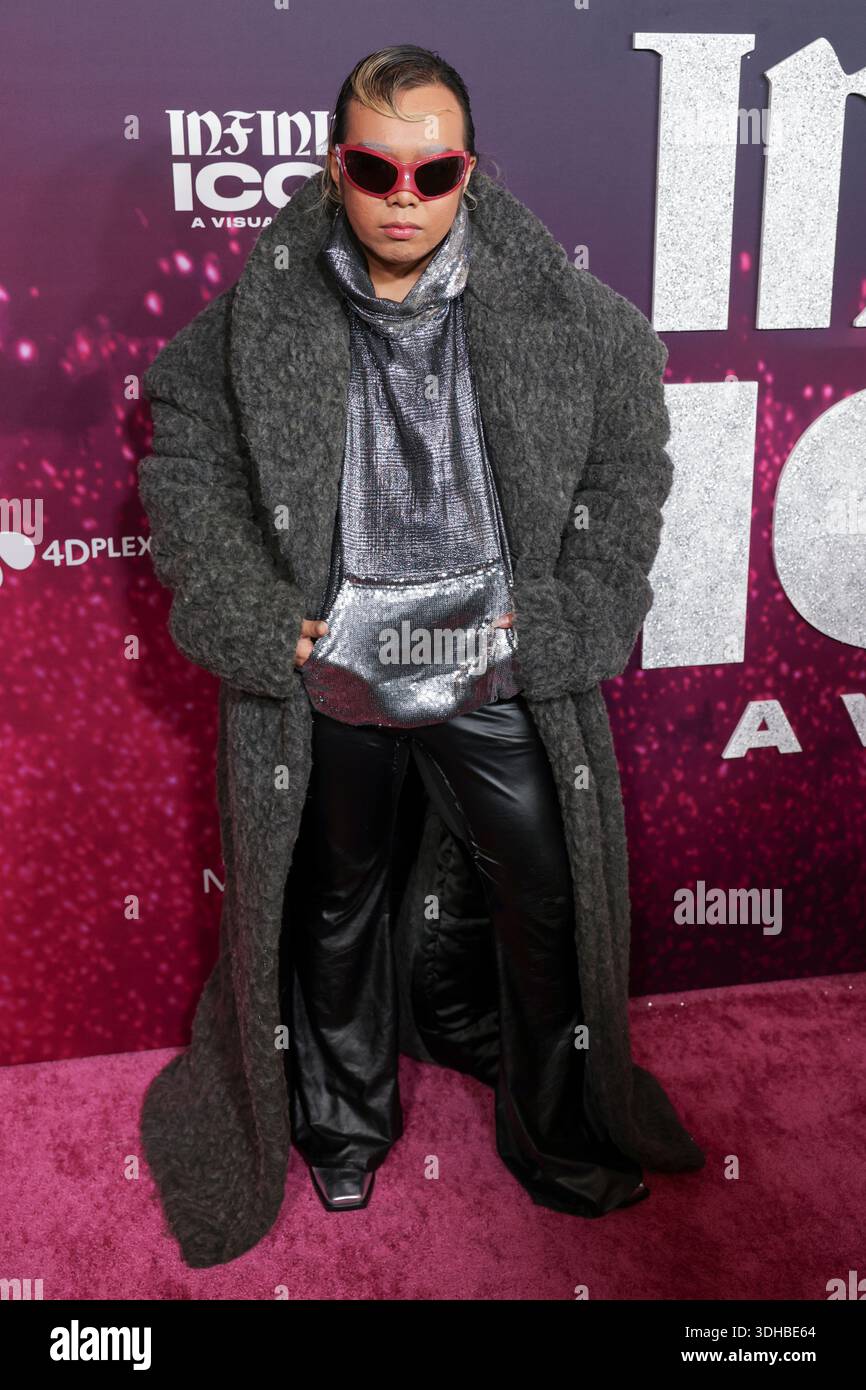 Reinhardt Kenneth arrives at the world premiere of "Infinite Icon: A ...