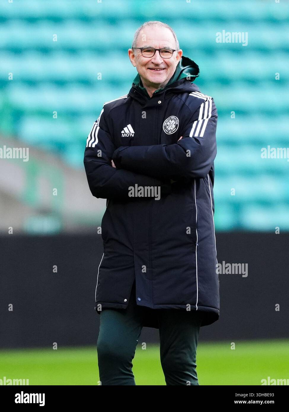 Celtic manager Martin O'Neill during at training session at Celtic Park ...