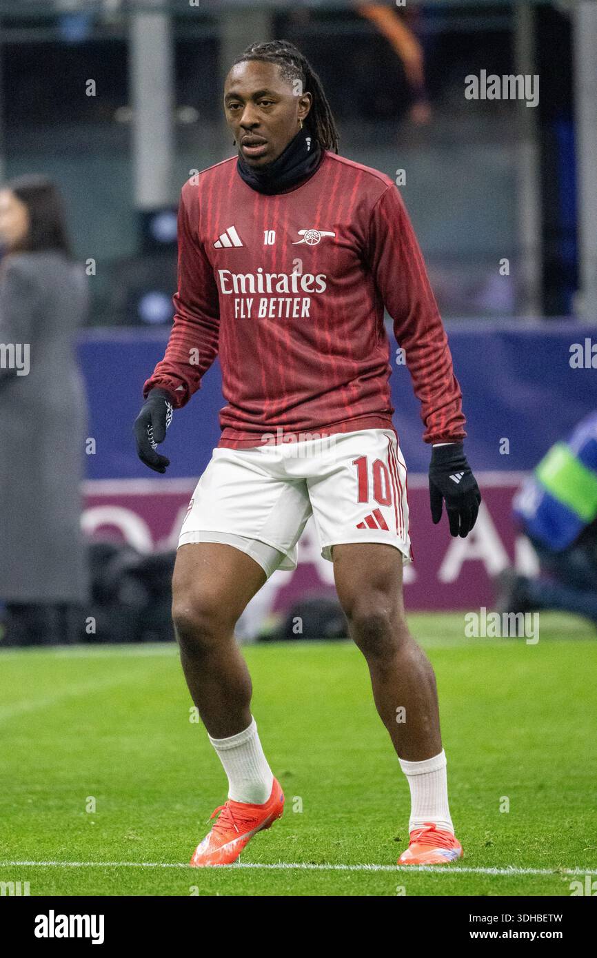 eberechi eze Arsenal FC during matchday 7 Fc Internazionale Milano vs ...