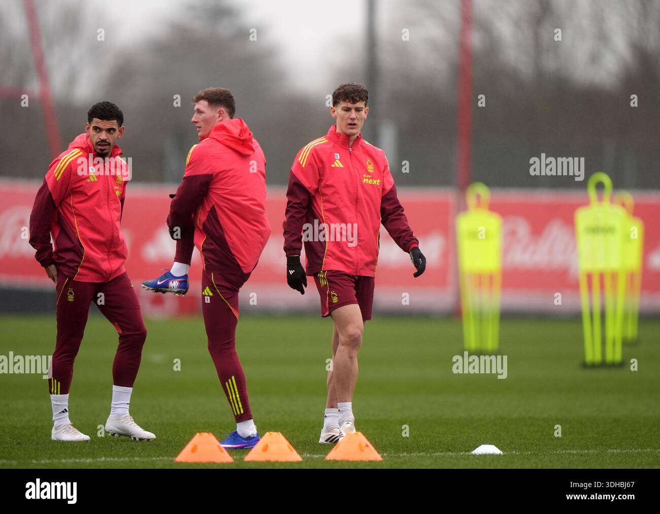 Nottingham Forest's Ryan Yates during a training session at the Nigel ...