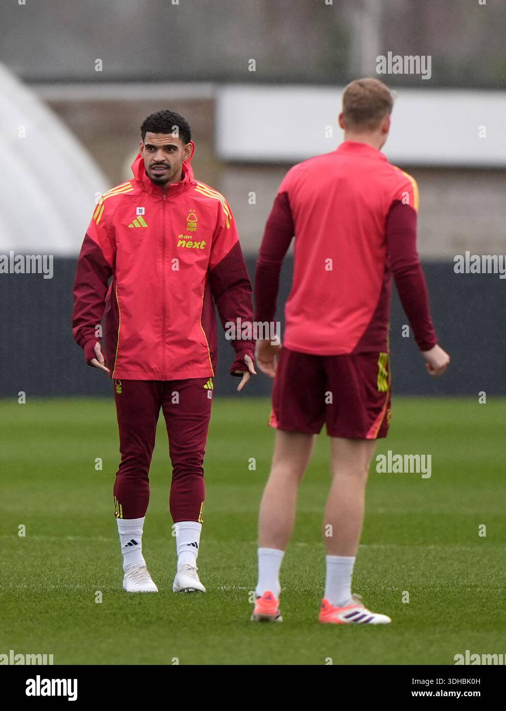 Nottingham Forest's Morgan Gibbs-White during a training session at the ...