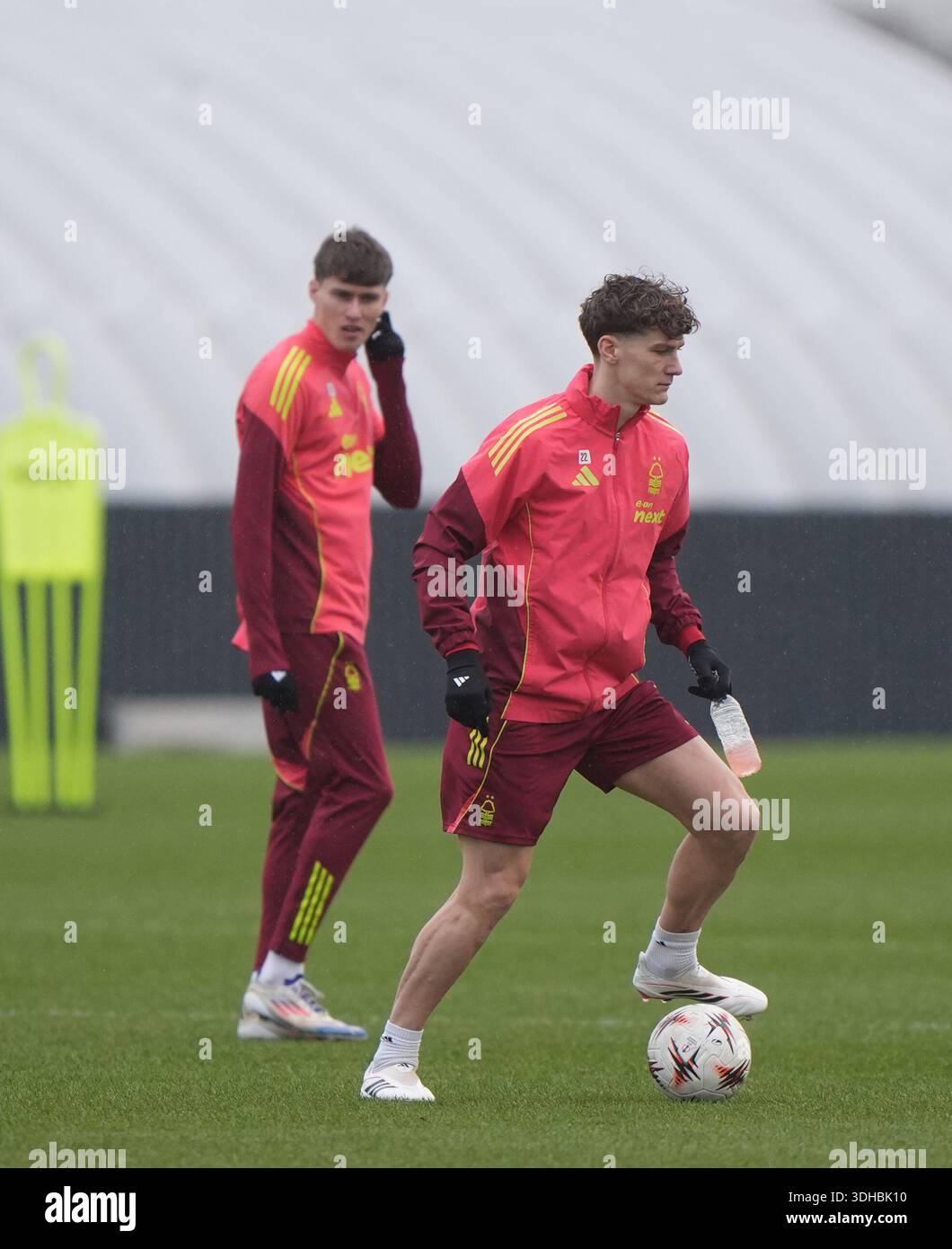 Nottingham Forest's Ryan Yates during a training session at the Nigel ...