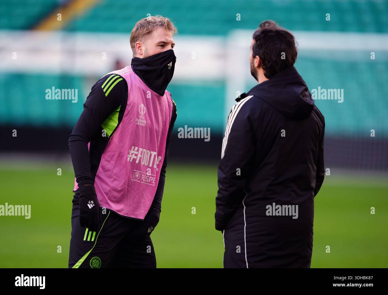 Celtic's Stephen Welsh during at training session at Celtic Park ...