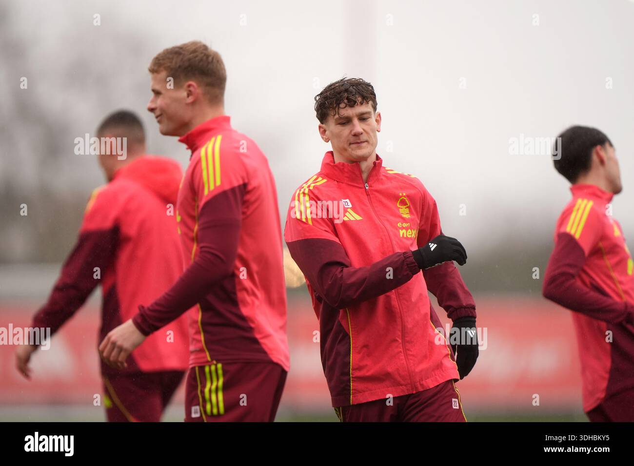 Nottingham Forest's Ryan Yates during a training session at the Nigel ...