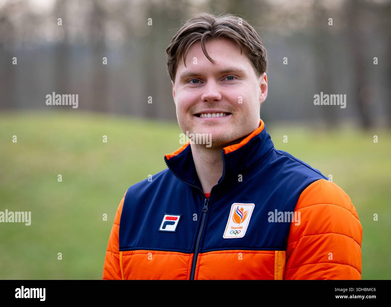 ARNHEM - Dave Wesselink during the bobsled team presentation. Both the ...