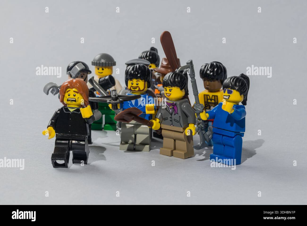 Frightened looking figures hi-res stock photography and images - Alamy