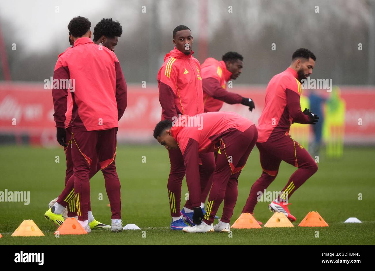 Nottingham Forest's Callum Hudson-Odoi during a training session at the ...