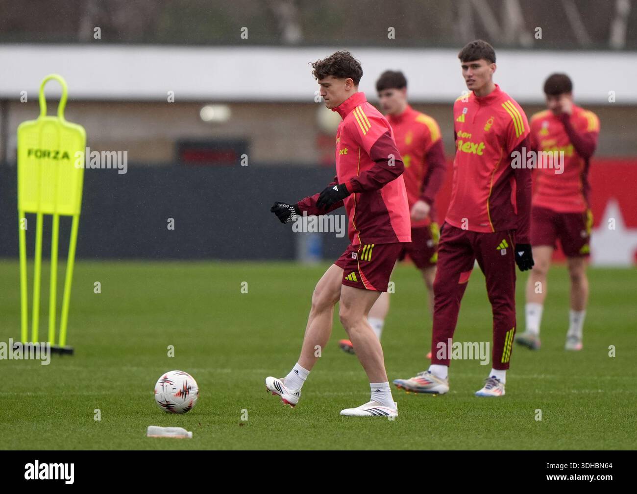 Nottingham Forest's Ryan Yates during a training session at the Nigel ...