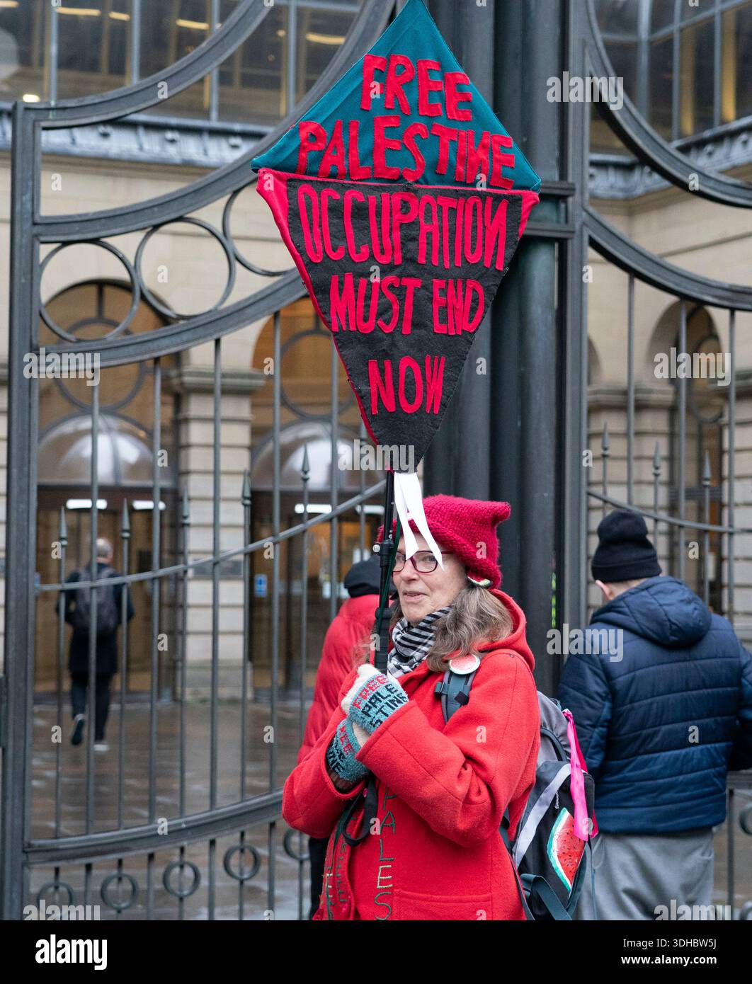 Edinburgh, Scotland, UK. 21st January 2026. Supporters of Palestine ...
