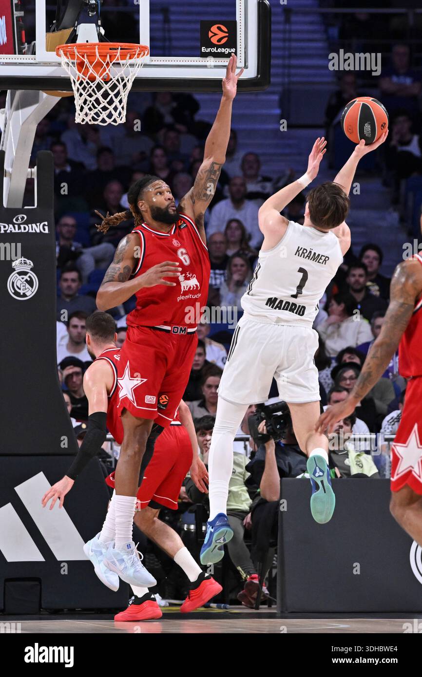 Madrid, Madrid, Spain. 21st Jan, 2026. JUSTIN KRAMER of Real Madrid CF ...