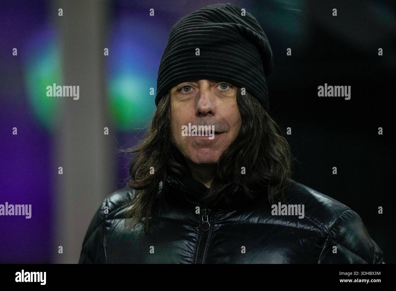 MILAN, ITALY - JANUARY 20: DJ Giorgio Prezioso attempt San Siro for the UEFA Champions League ...