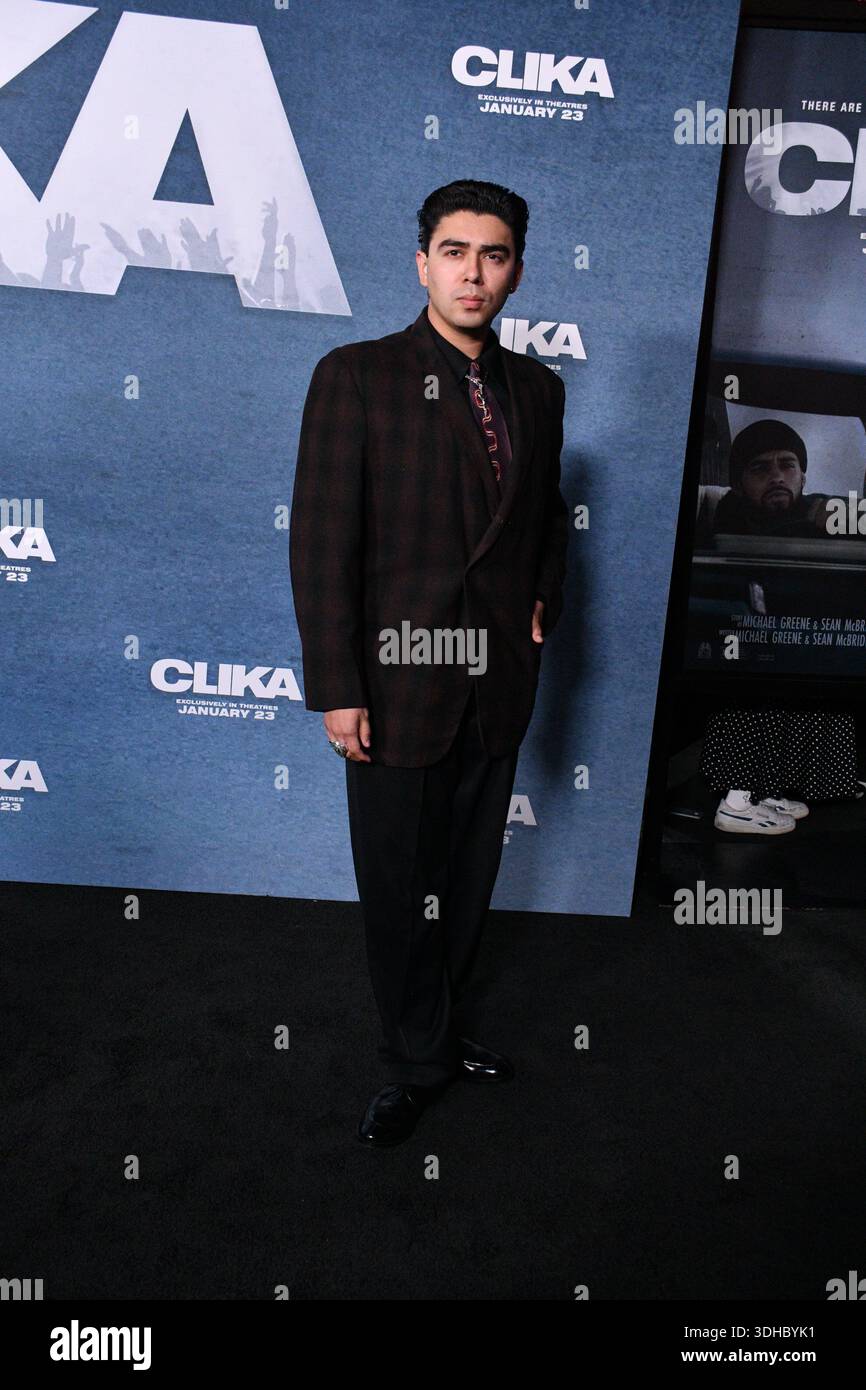 Los Angeles, California, USA 20th January 2026 Joseph Rincon attends ...