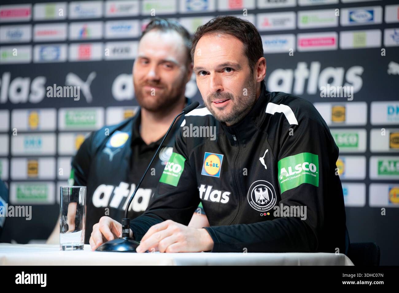 Silkeborg, Denmark. 21st Jan, 2026. Benjamin Chatton (r), national team ...