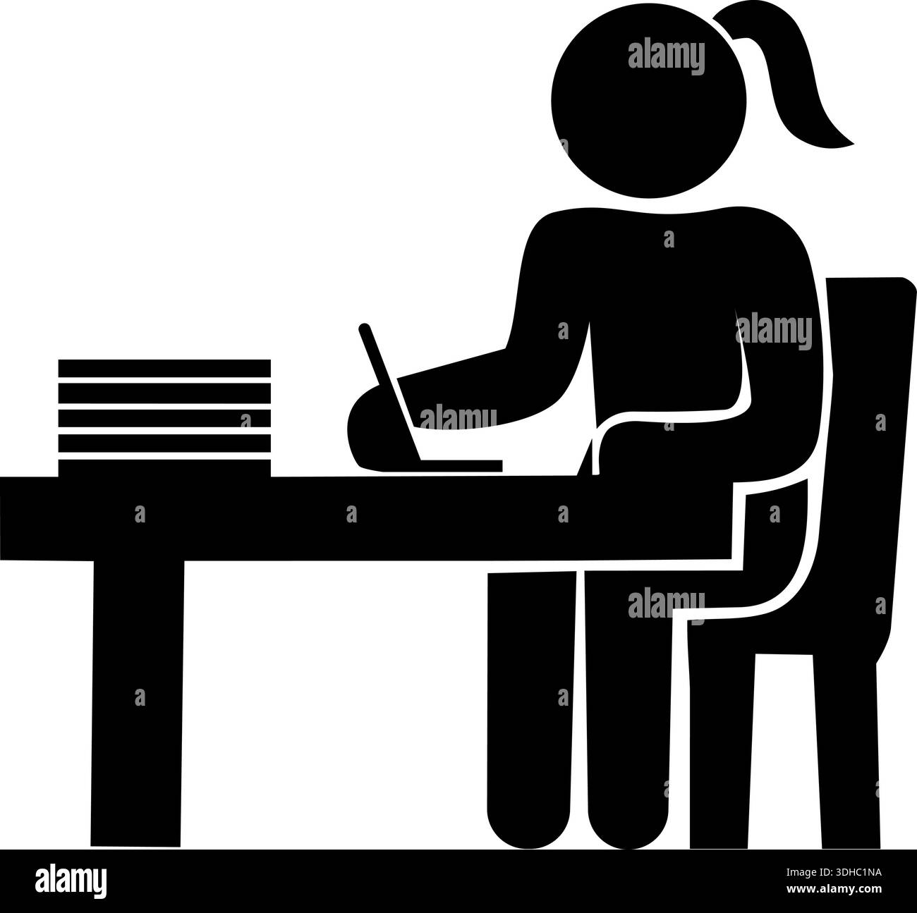Person sign writing Black and White Stock Photos & Images - Alamy