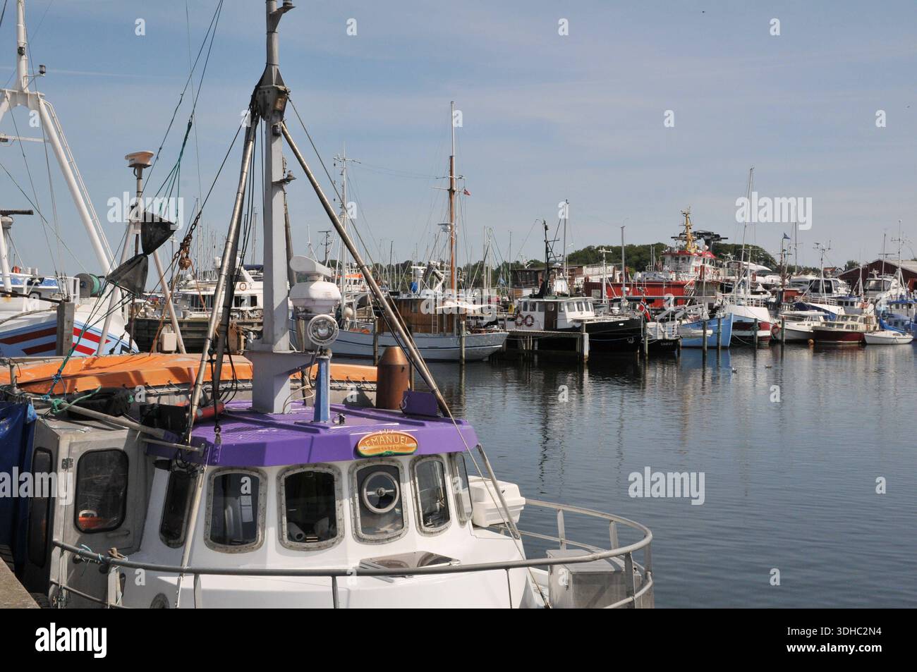 09 june 2023/ Summer life in Tiny danish fishing twon Gilleleje ...