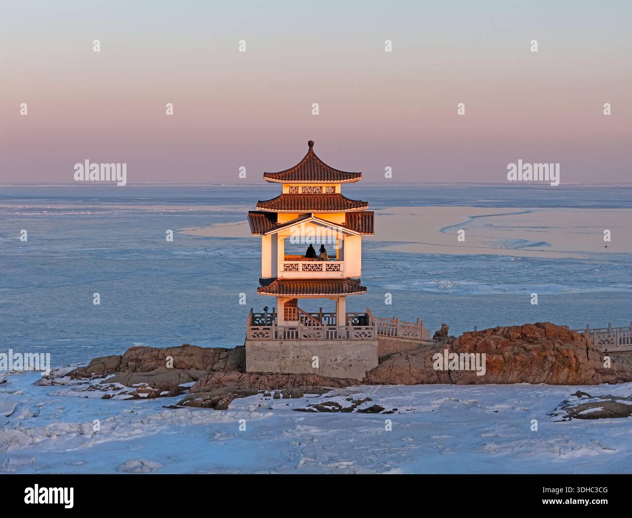 Huludao. 21st Jan, 2026. A drone photo taken on Jan. 21, 2026 shows a ...