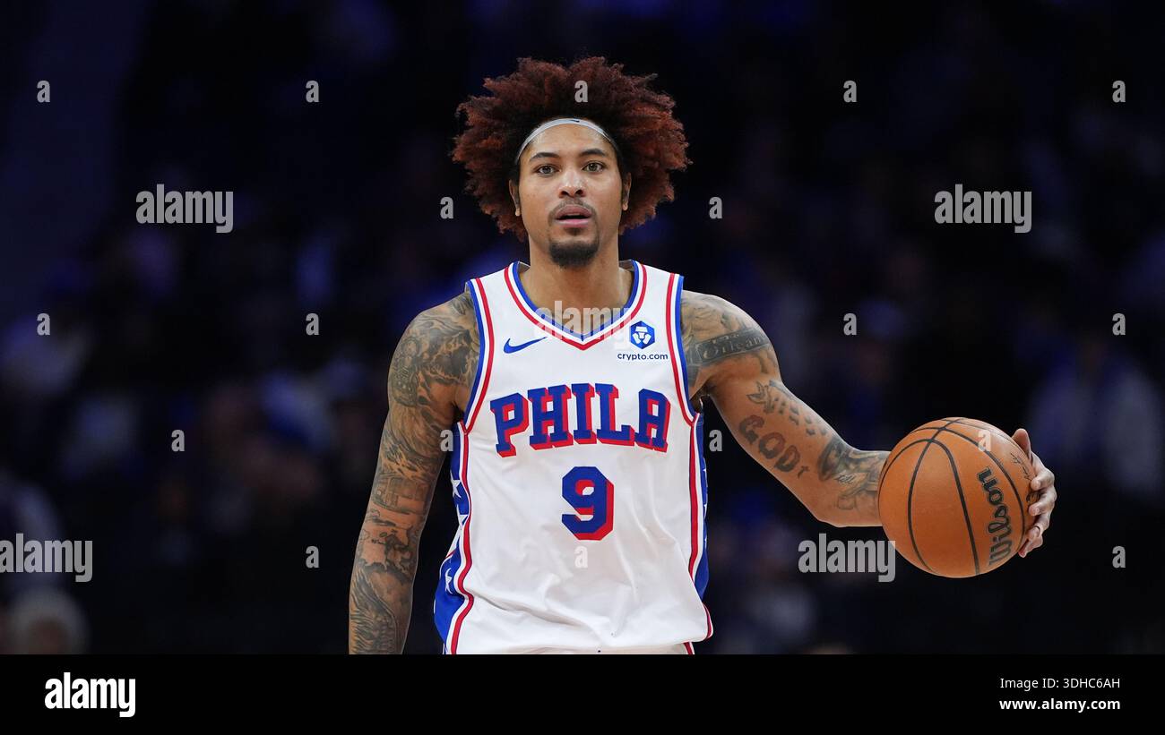 Philadelphia 76ers' Kelly Oubre Jr. plays during an NBA basketball game ...