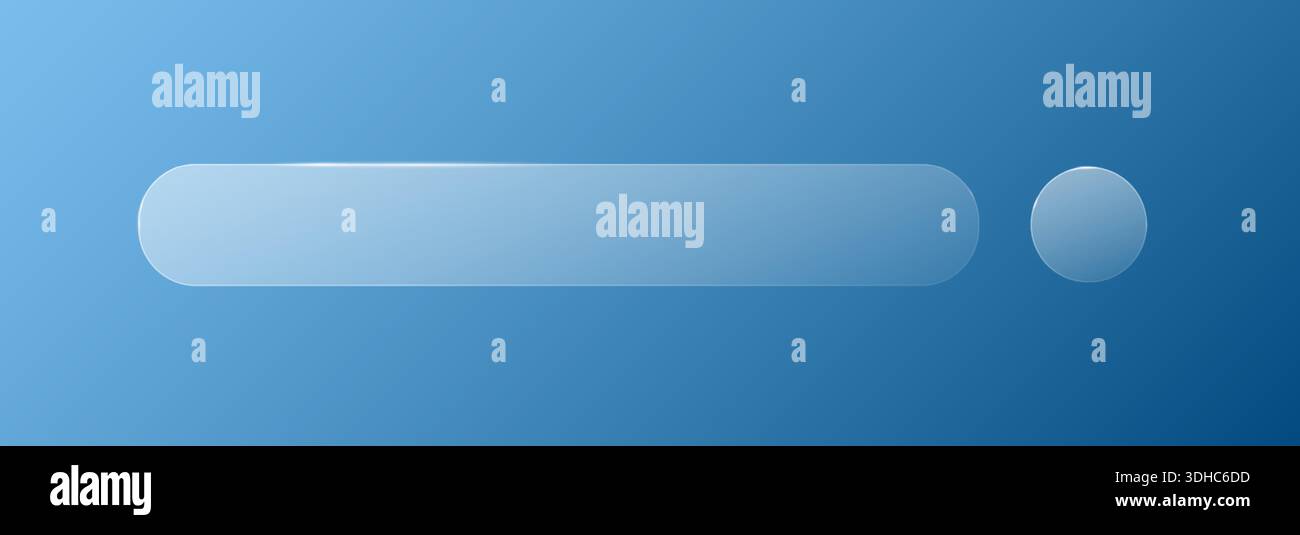 The search bar icon is oval in shape on a blue background Stock Vector ...