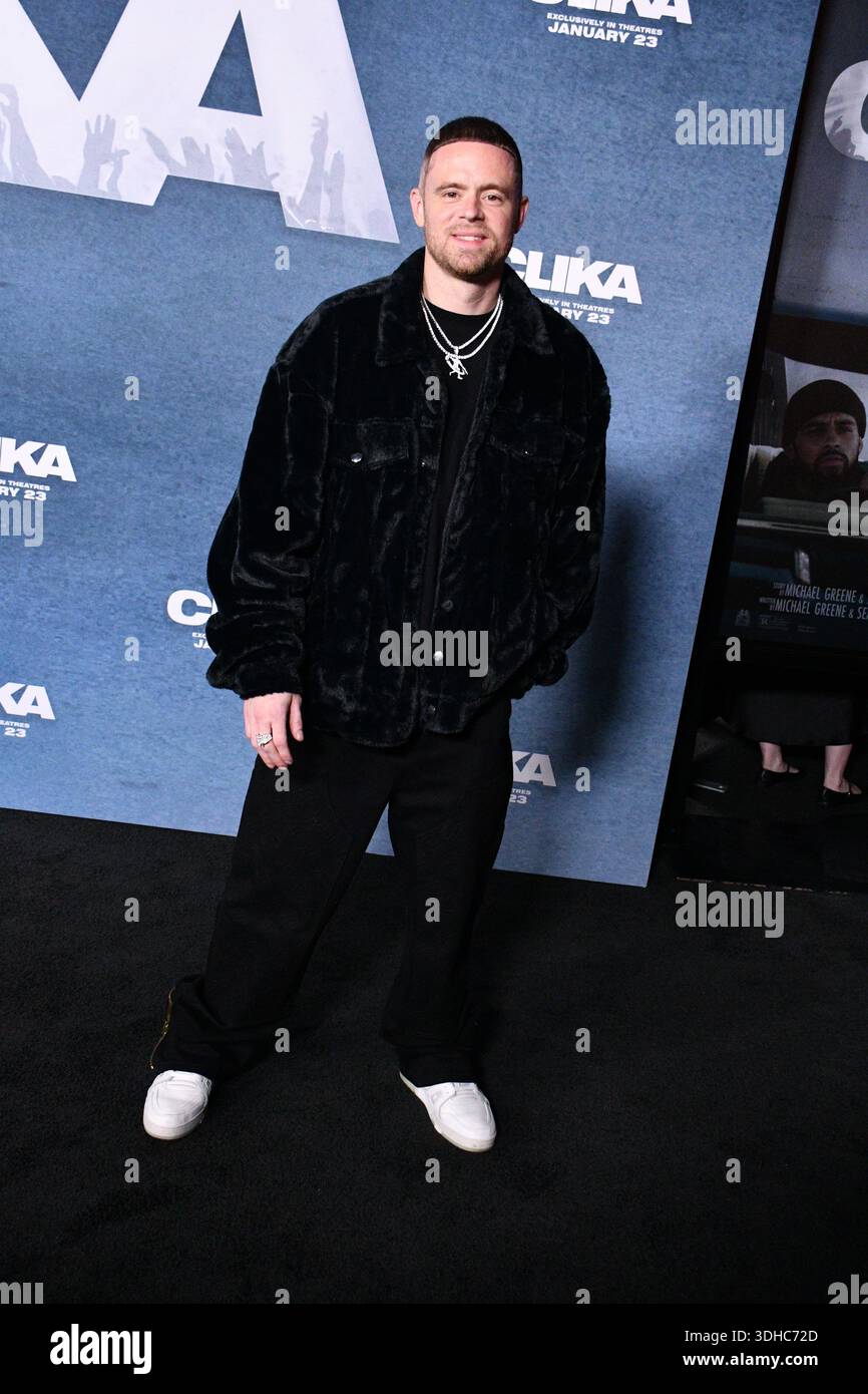 Los Angeles, California, USA 20th January 2026 Actor Grayson Boucher ...