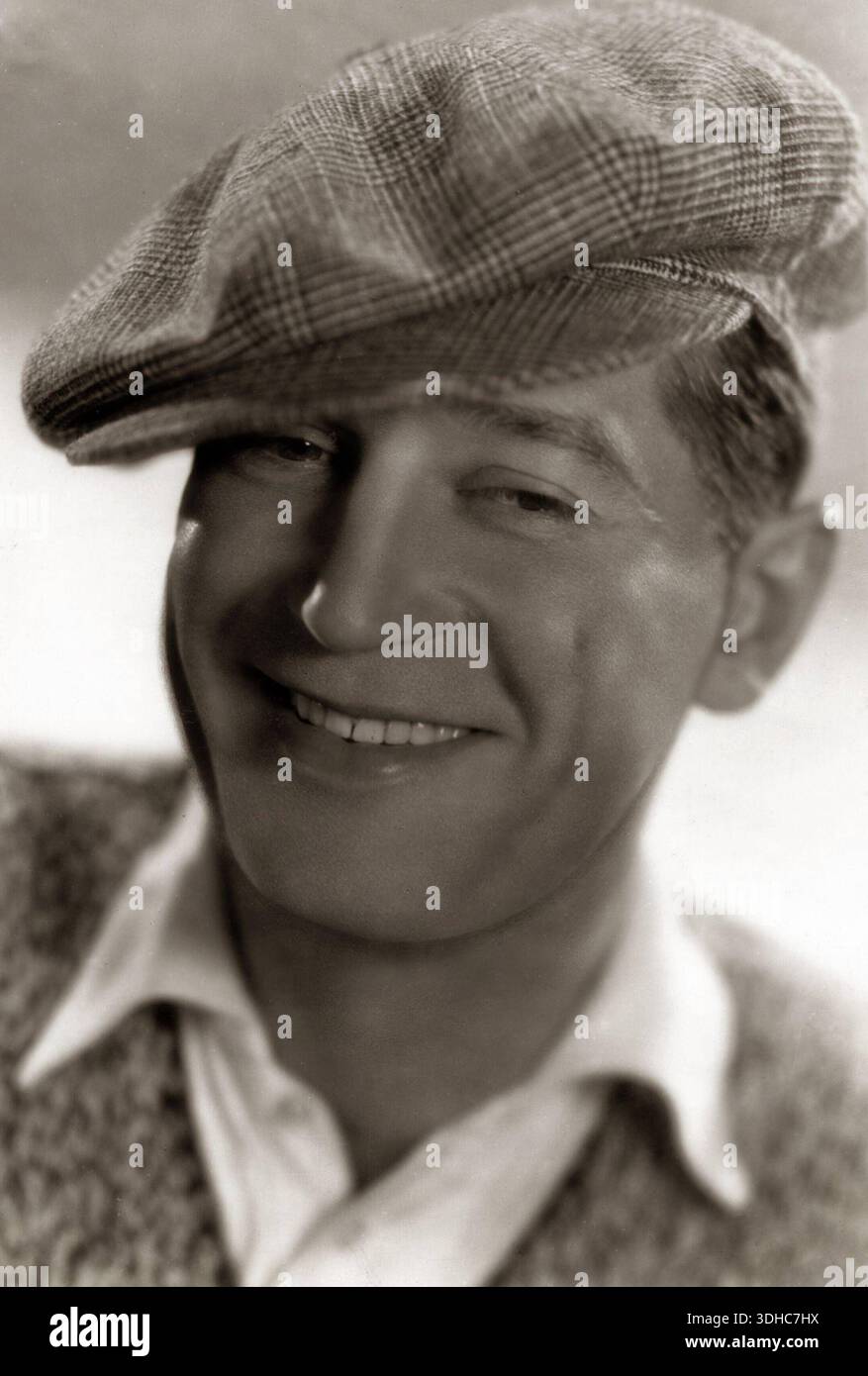 Portrait of Maurice Chevalier French singer/songwriter and actor. 1932 ...