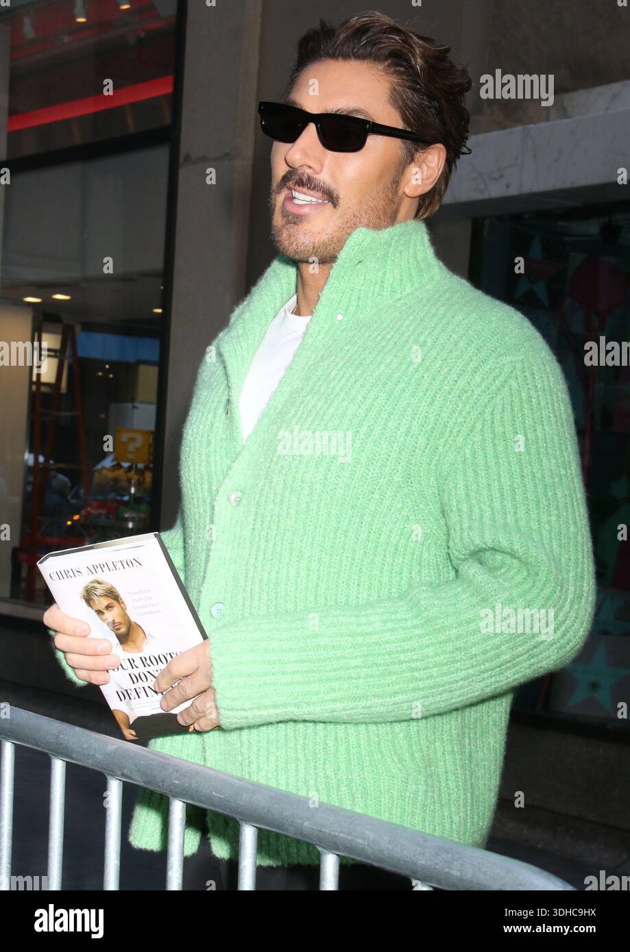 New York, NY, USA. 20th Jan, 2026. Chris Appleton seen at NBC's Today ...