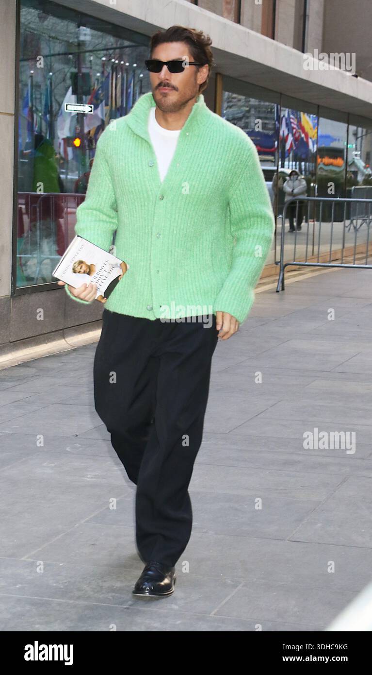 New York, NY, USA. 20th Jan, 2026. Chris Appleton seen at NBC's Today ...