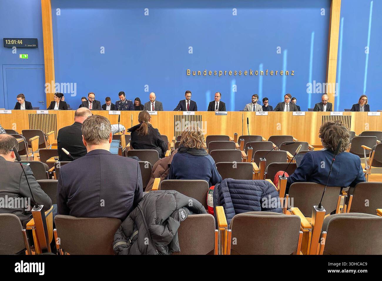 Berlin, Deutschland, 21.01.2026: Bundespressekonferenz ...