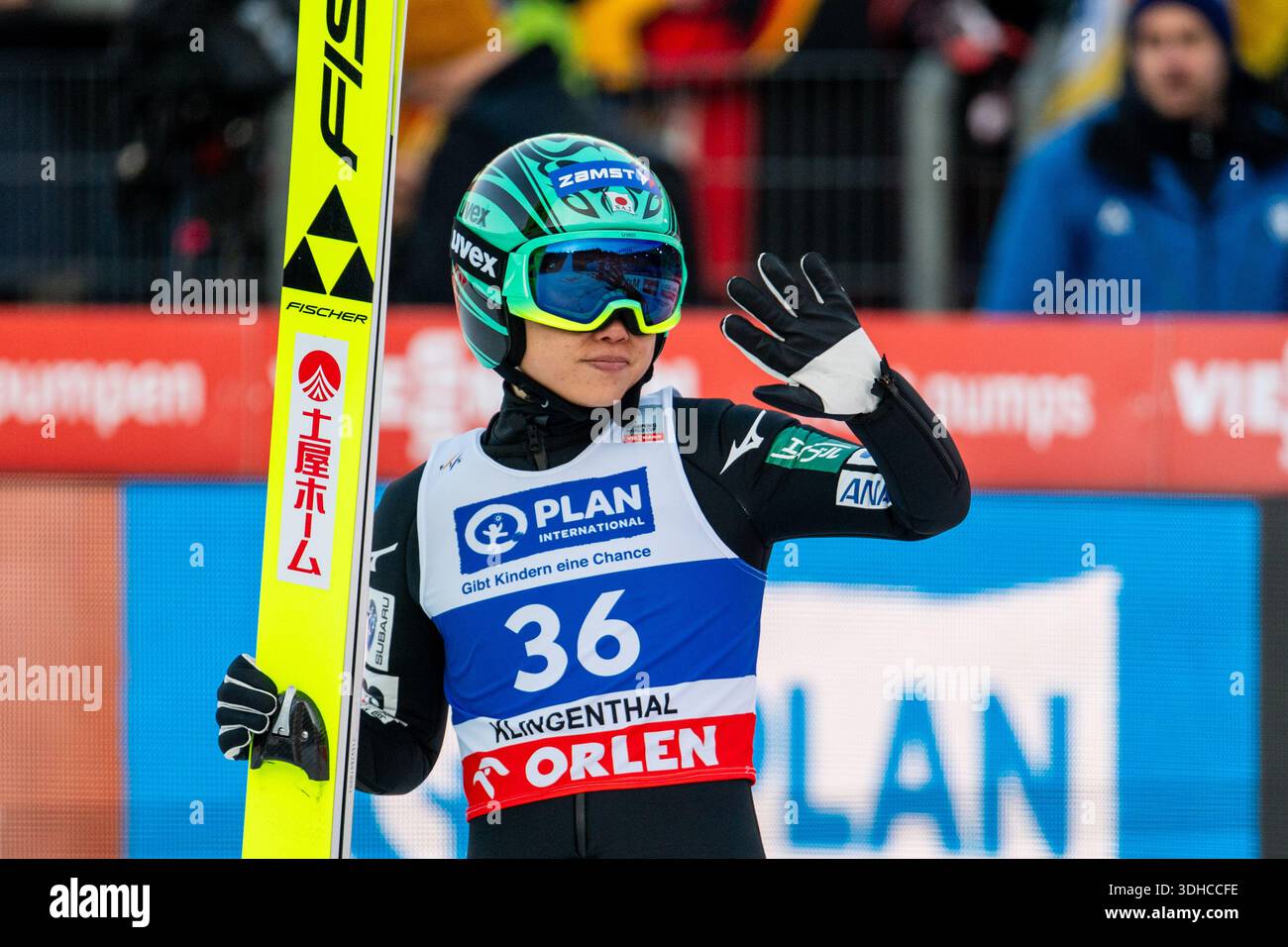 ITO Yuki (Japan) at the finish line, GER, FIS Ski Jumping World Cup ...