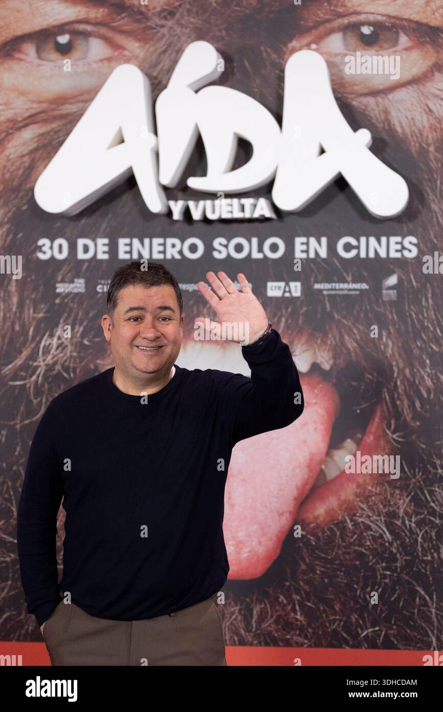 Secun de la Rosa attended 'Aida y Vuelta' Photocall at Espacio Movistar ...