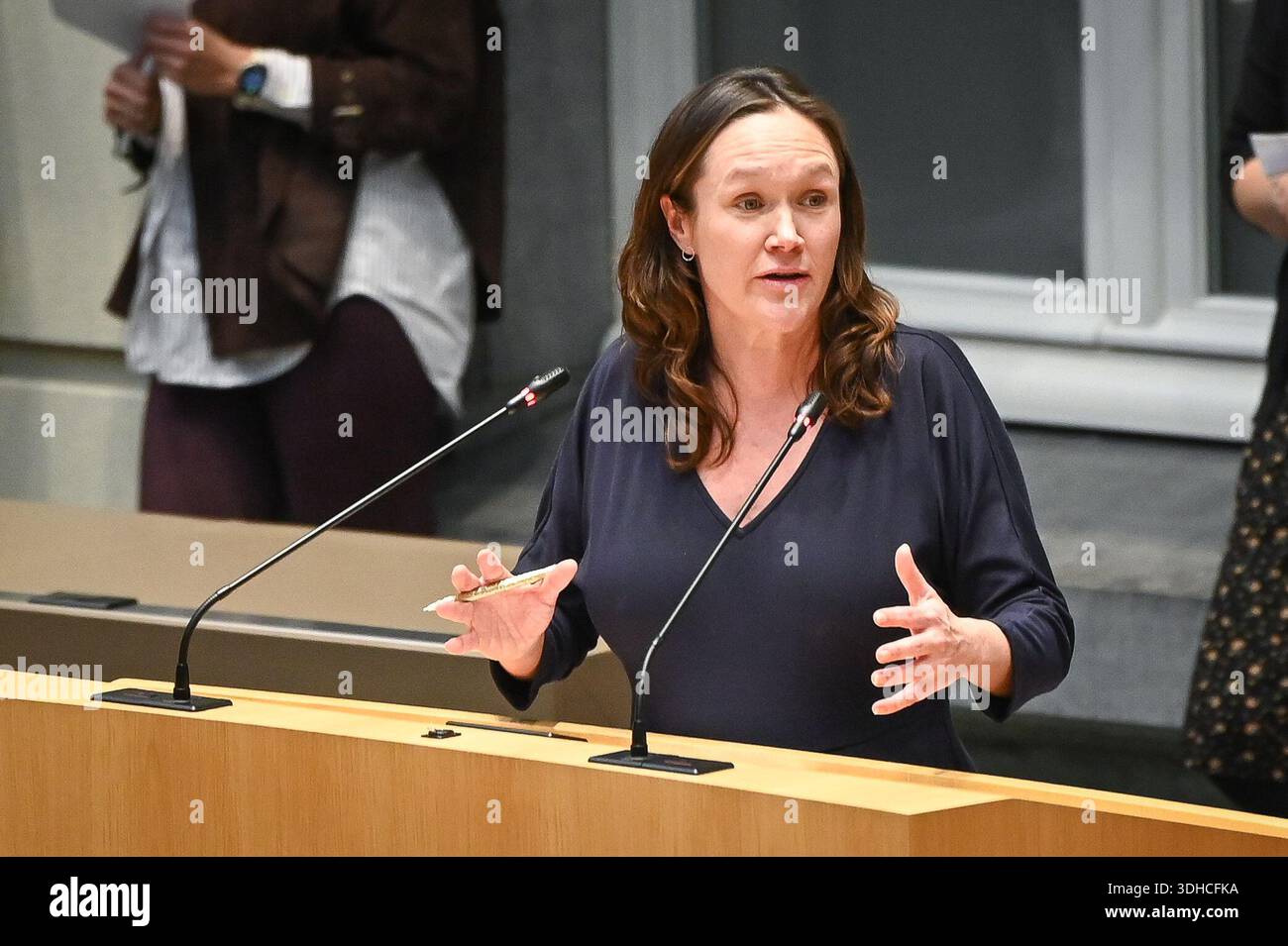 Brussels, Belgium. 21st Jan, 2026. Vooruit's Hannelore Goeman pictured ...