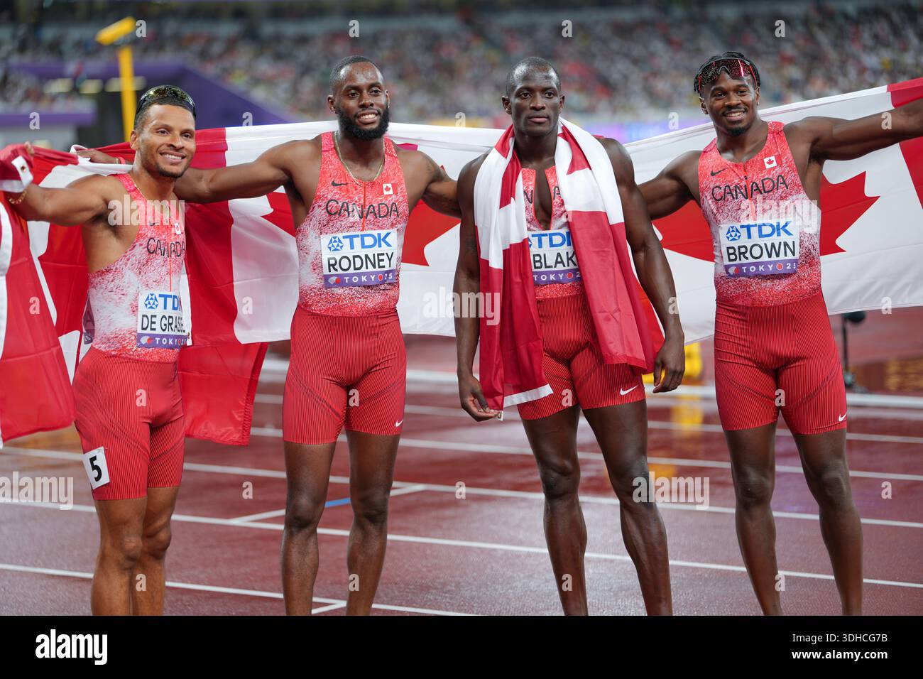 Canada: Aaron Brown, Jerome Blake, Brendon Rodney, Andre De Grasse ...