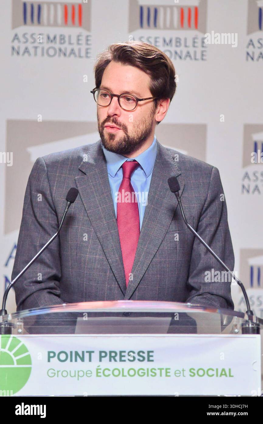 Paris, France. 21st Jan, 2026. Benjamin Lucas-Lundy, ECOLOGY AND SOCIAL ...