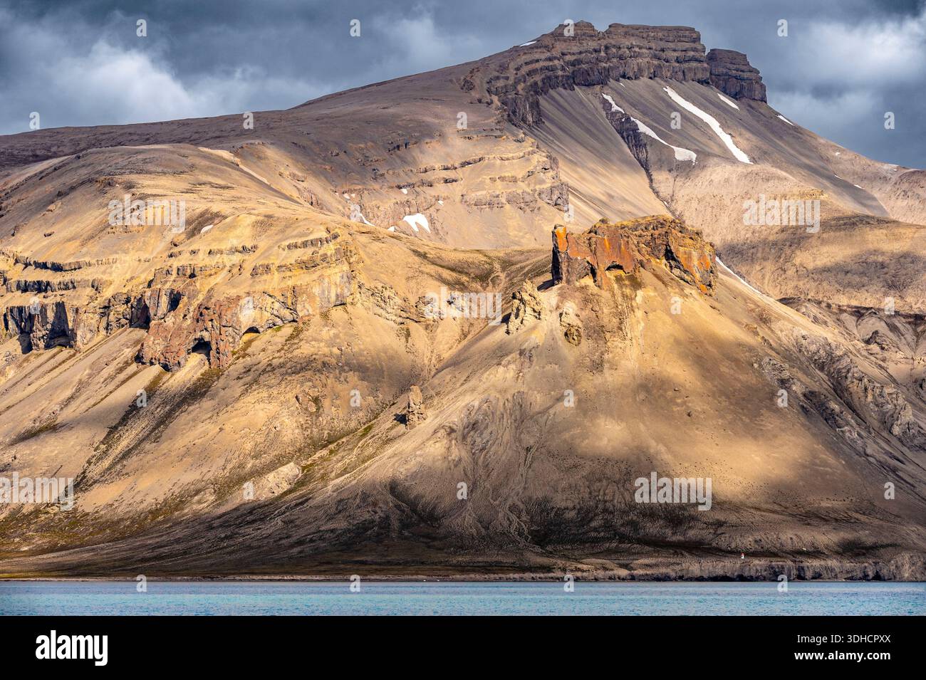 Norway, Svalbard archipelago, Spitsbergen Island, Pyramiden, abandoned ...