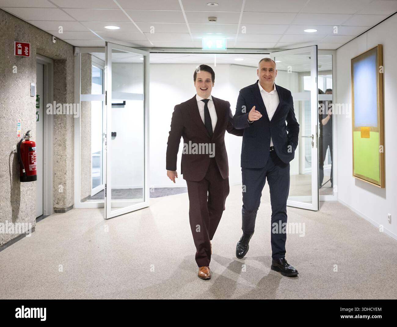 THE HAGUE - Hidde Heutink and Gidi Markuszower (Markuszower Group) in ...