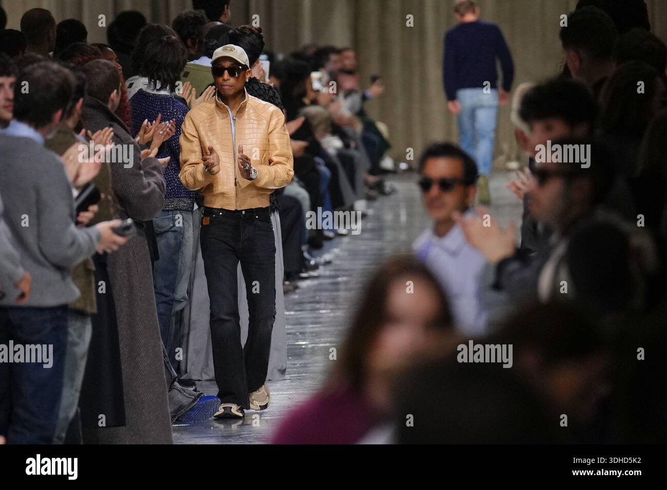 Pharrell Williams attends the Dior Fall/Winter 2026-2027 Men's ...