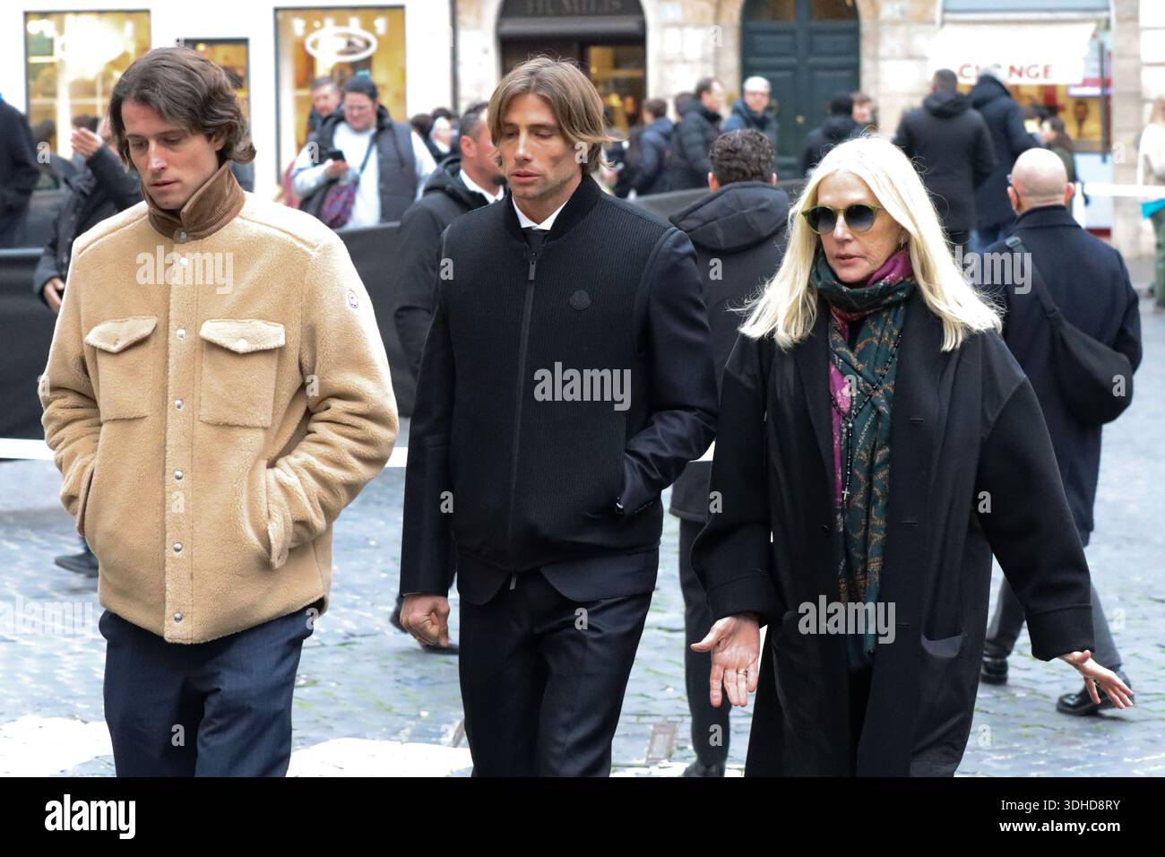 Rome, Italy. 21st Jan, 2026. Rome, Death of Valentino Garavani - Chapel ...