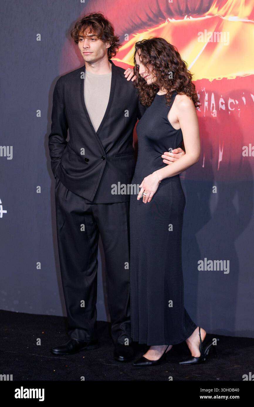 Alberto Rossi and Giorgia Gambuzza attend the red carpet of the movie ...
