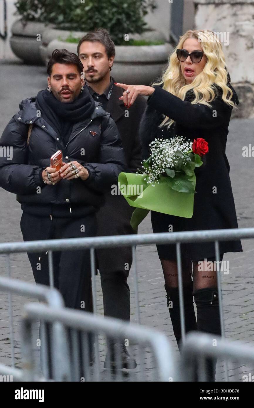 Rome, Italy. 21st Jan, 2026. Rome, Death of Valentino Garavani - Chapel ...