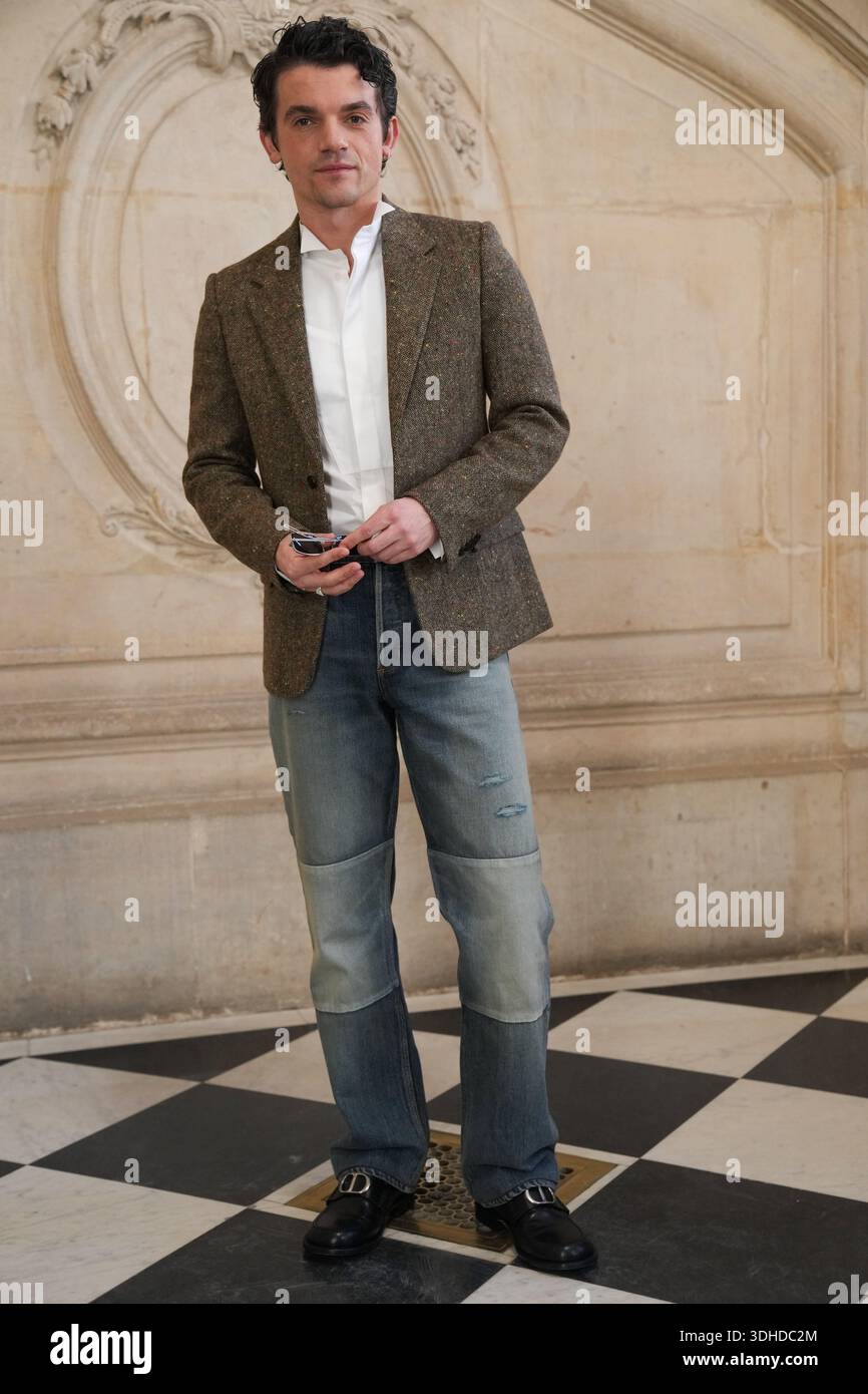 Edward Bluemel poses for photographers at the photo call for the Dior ...