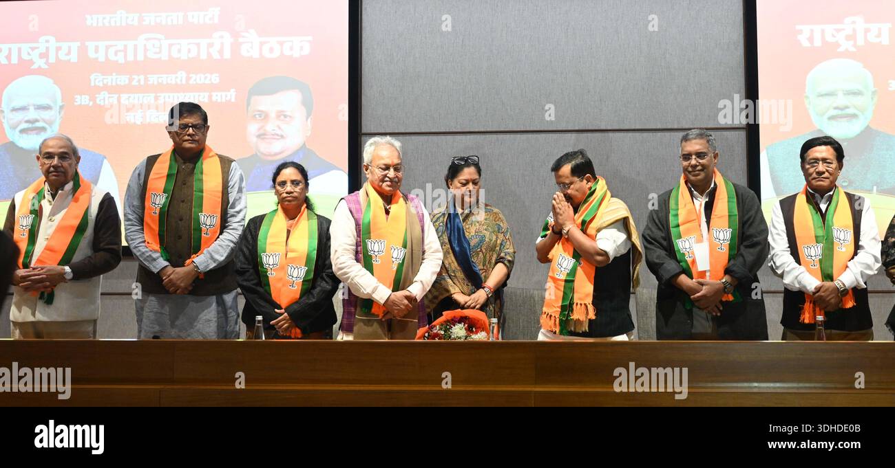 New Delhi, India. 21st Jan, 2026. NEW DELHI, INDIA - JANUARY 21: Newly ...