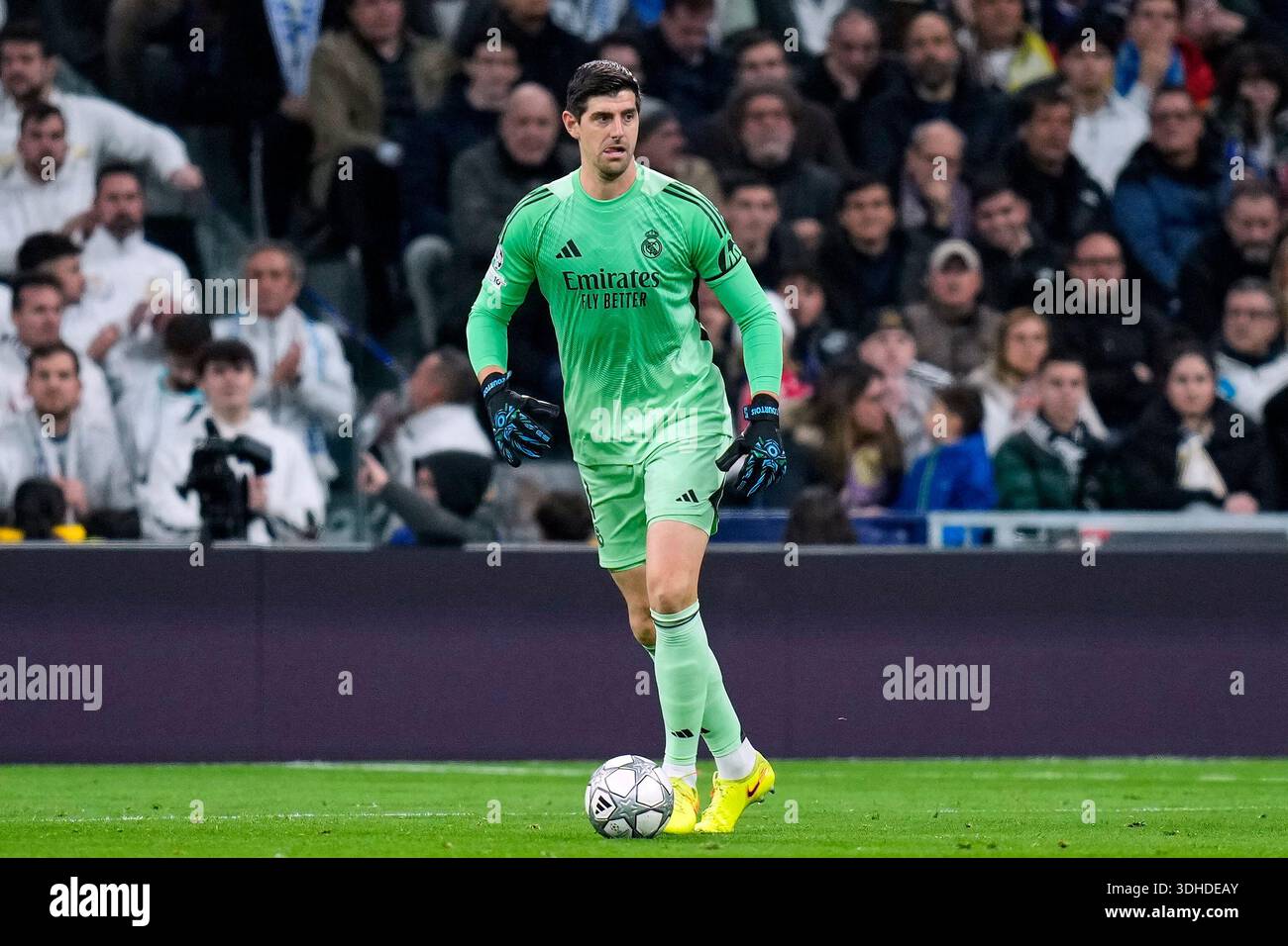 Madrid, Spain. 20th Jan, 2026. Thibaut Courtois of Real Madrid CF ...