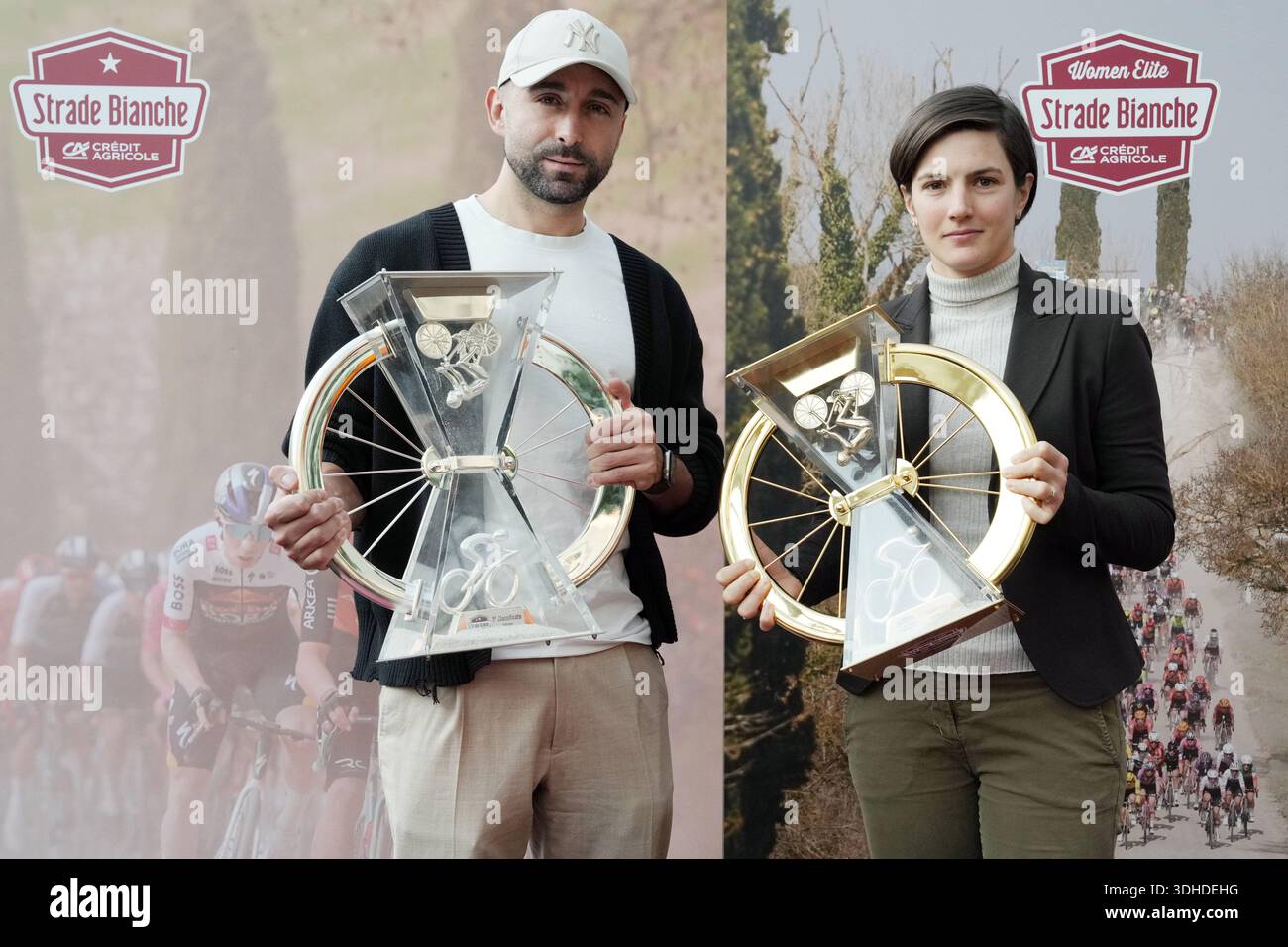 Milano, Italia. 21st Jan, 2026. Presentation of the Strade Bianche ...