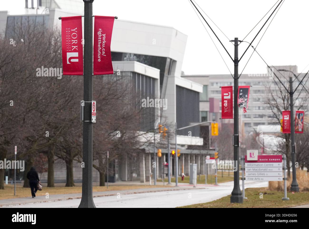 The campus at York University in Toronto is shown, on Thursday, March ...