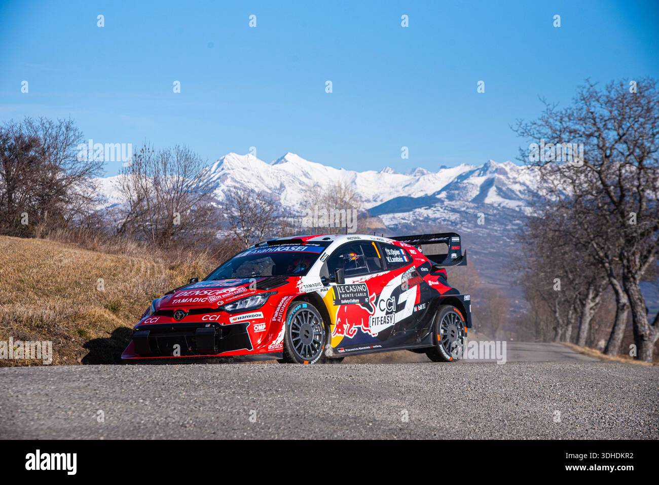 Sébastien OGIER (FRA),Vincent LANDAIS (FRA) drive a TOYOTA GR Yaris ...
