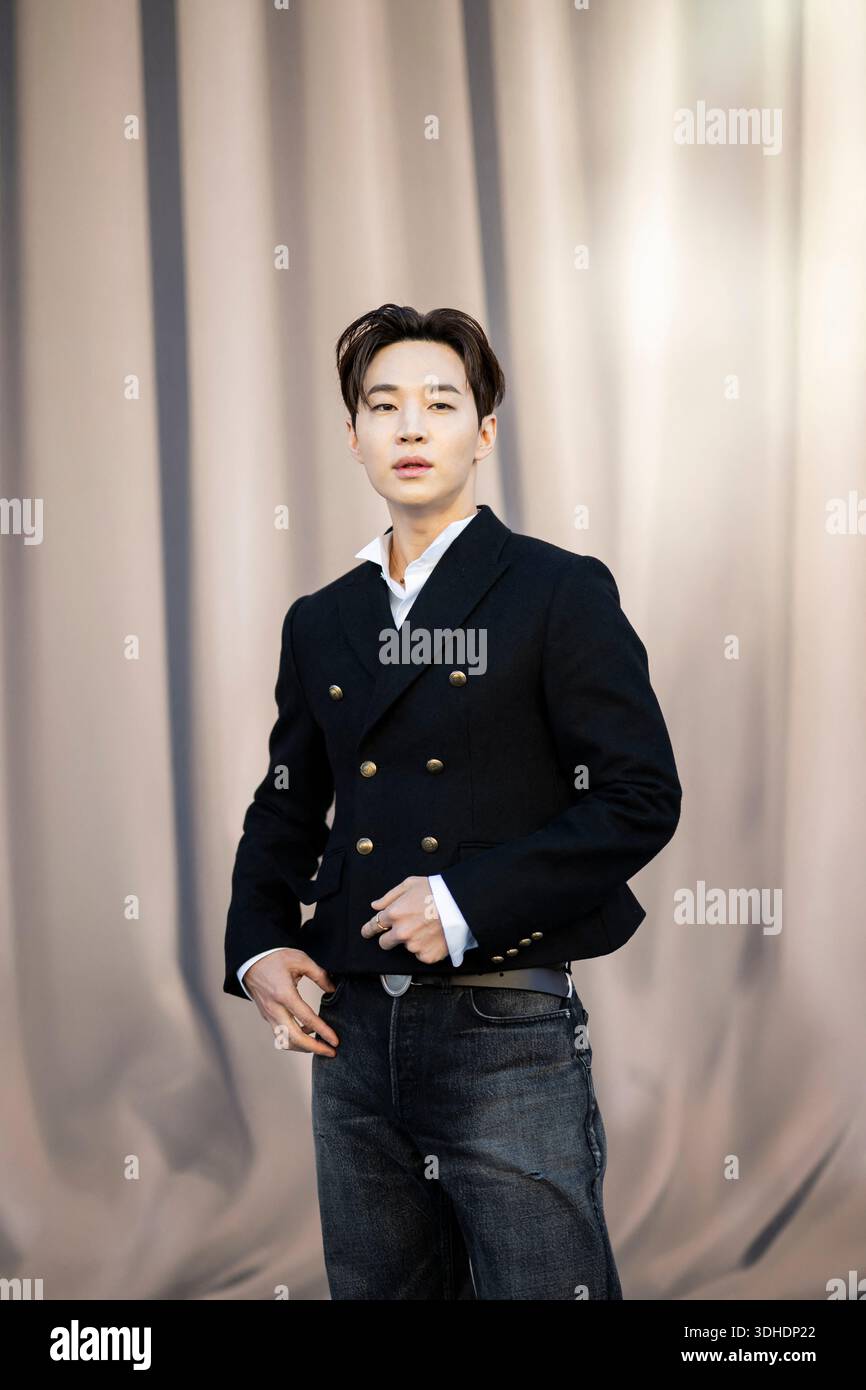 Paris, France. 21st Jan, 2026. Henry Lau attends the Dior Homme ...